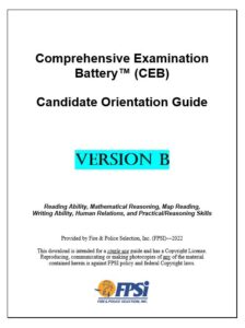 Comprehensive Examination Battery (CEB) – Version B - Fire and Police ...