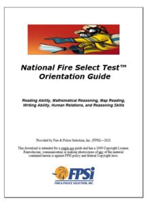 National Fire Select Test (NFST) - Fire and Police Selection, Inc. (FPSI)